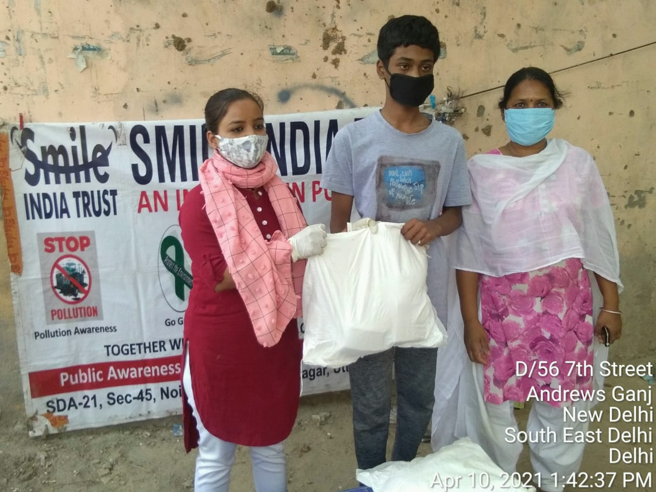 Ration Distribution to the needy family | Smile India Trust - Smile ...