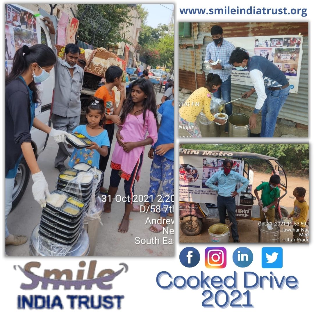 Hunger Free India | Cooked Drive 2021 | Smile India Trust - Smile India ...